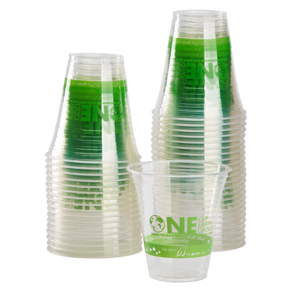 Karat Earth 12oz PLA Eco-Friendly Cups (98mm), Generic - 1,000 pcs